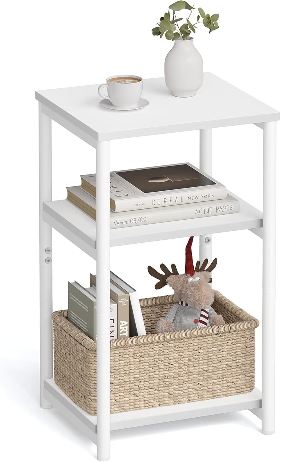 Collection - Side Table, Small End Table for Living Room, Modern Tall ...