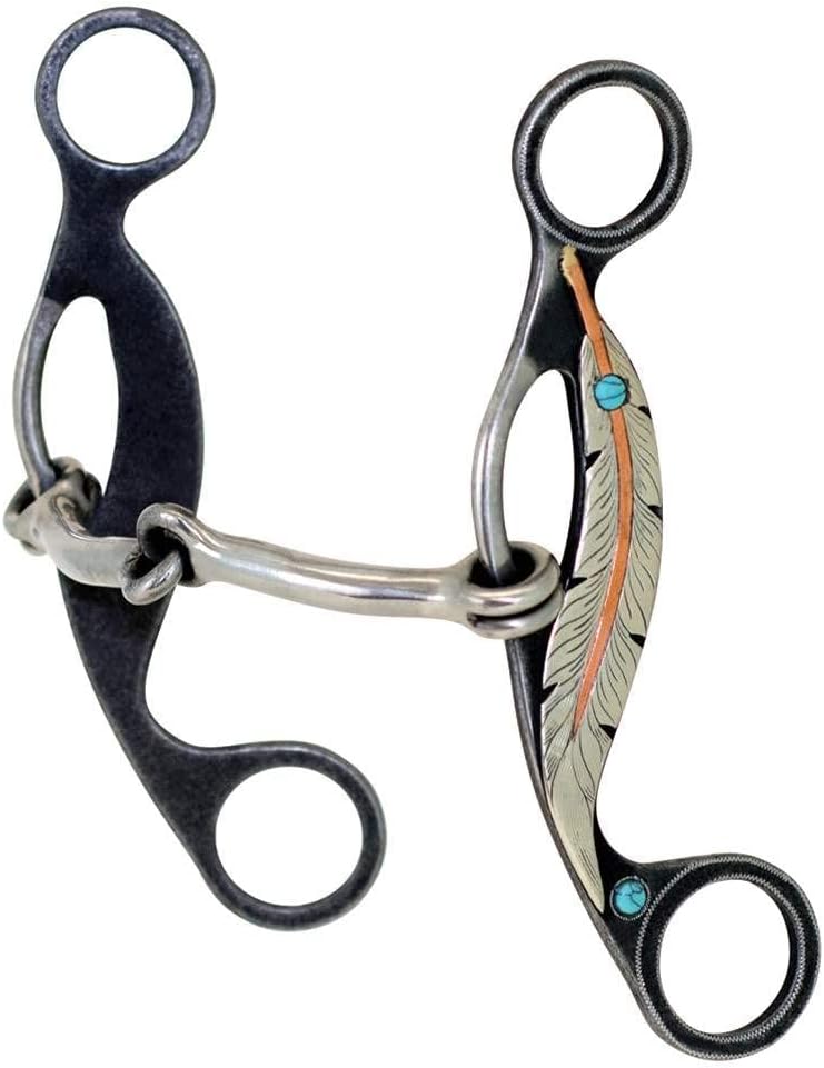 Metalab Feather Collection Smooth Snaffle Gag Bit - Walmart.com