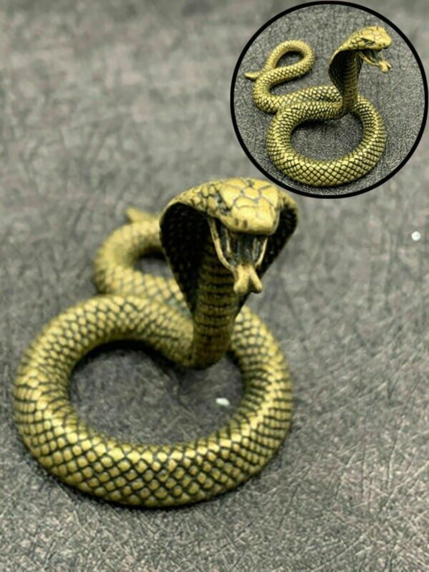 Collection Solid Brass Snake China Statue House Decorations Animal ...