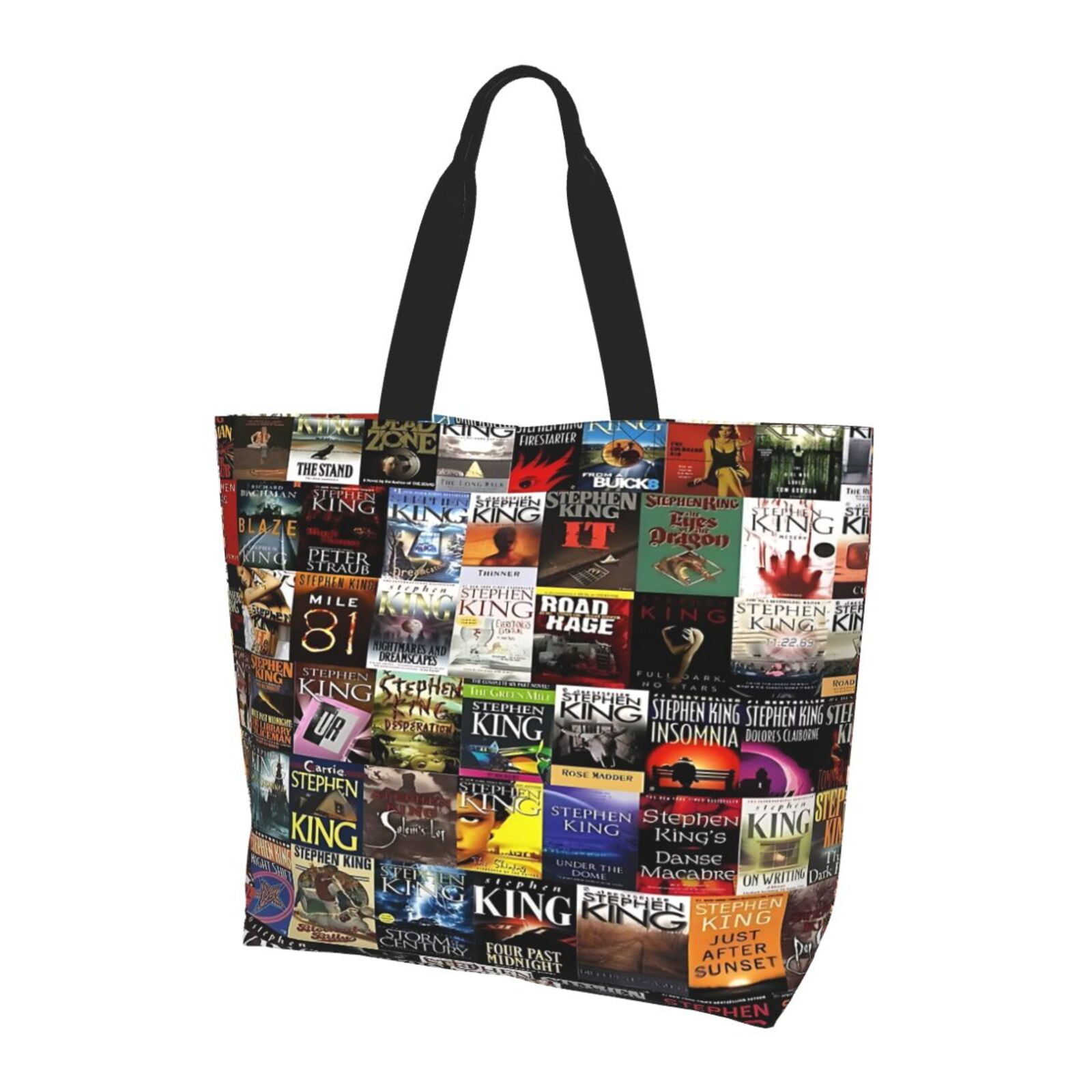 Collection Stephen King Cute Extra Large Canvas Tote Bag for Gym Beach ...