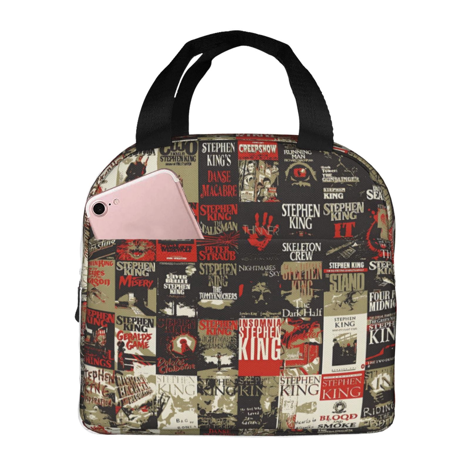 Collection Stephen King Lunch Bag Kawaii Anime Reusable Cooler Bag ...