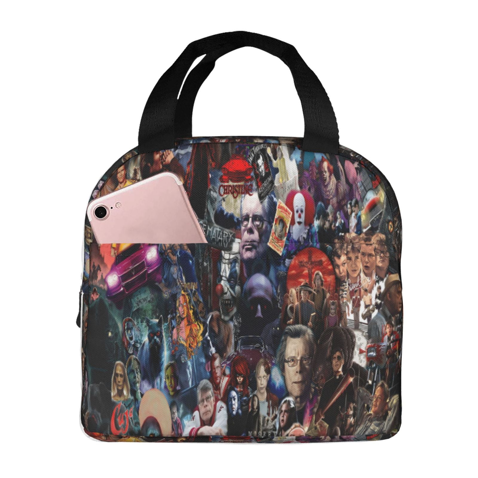 Collection Stephen King Lunch Bag Kawaii Anime Reusable Cooler Bag ...