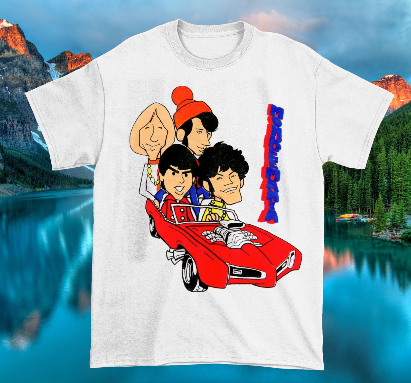 Collection The Monkees Band Gift For Fan Short Sleeve White S-2345XL T ...