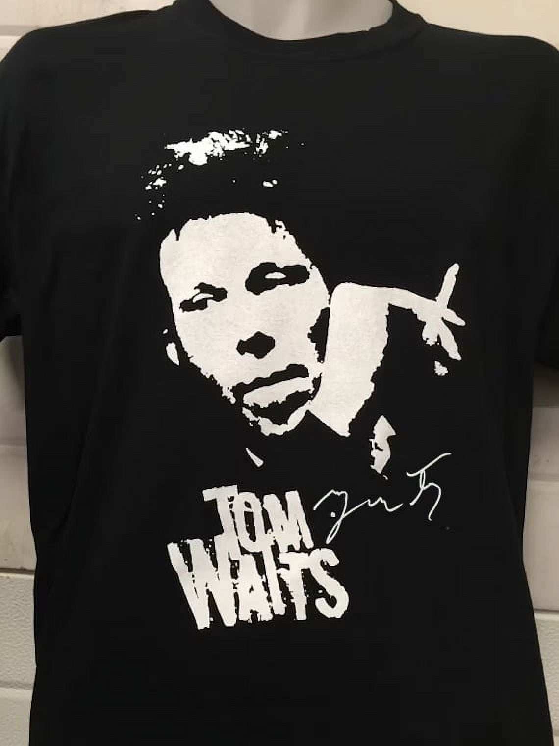 Collection Tom Waits Singer Gift For Fan S-2345XL Black Men Shirt ...