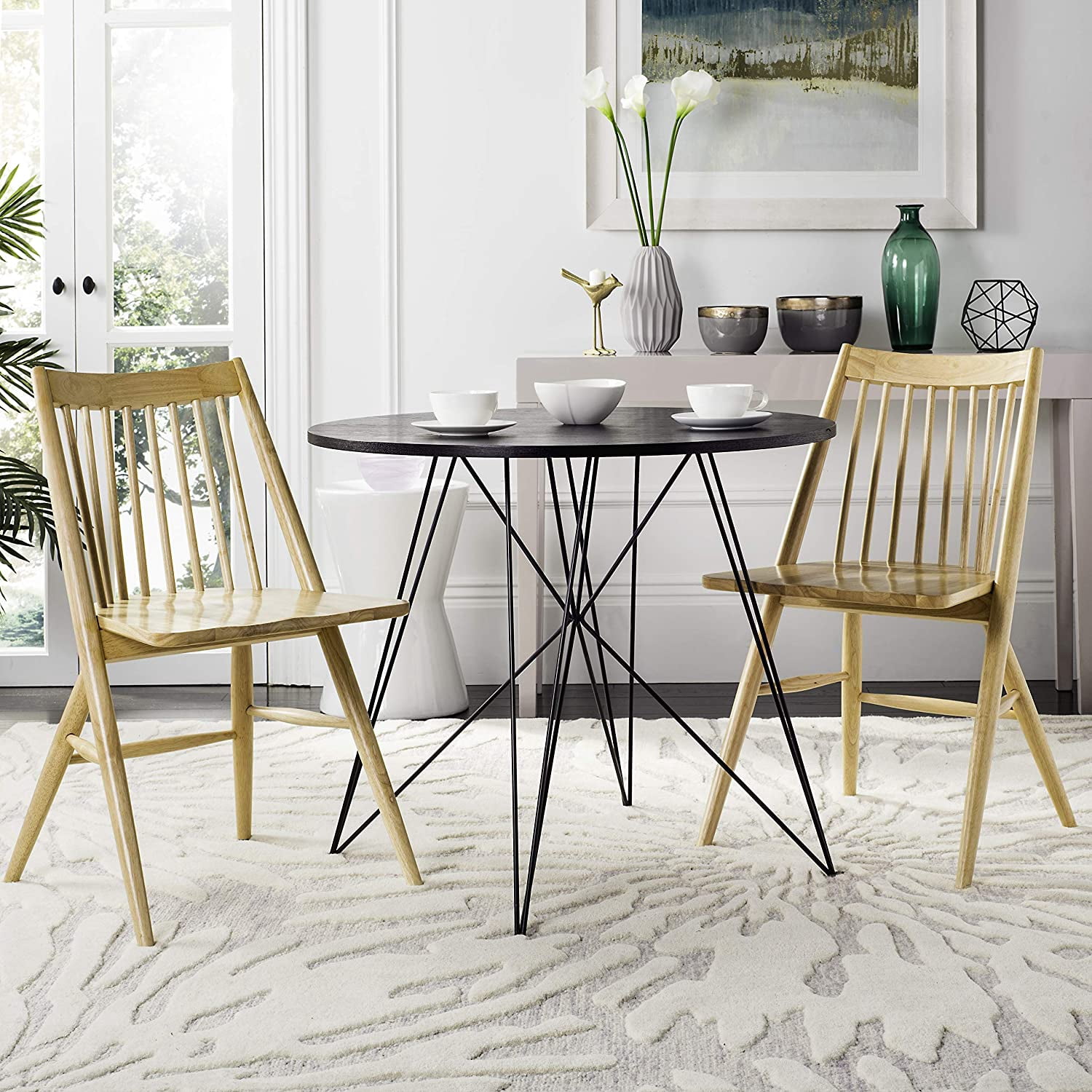 Collection Wren Black 19-inch Spindle Dining Chair () - Walmart.com
