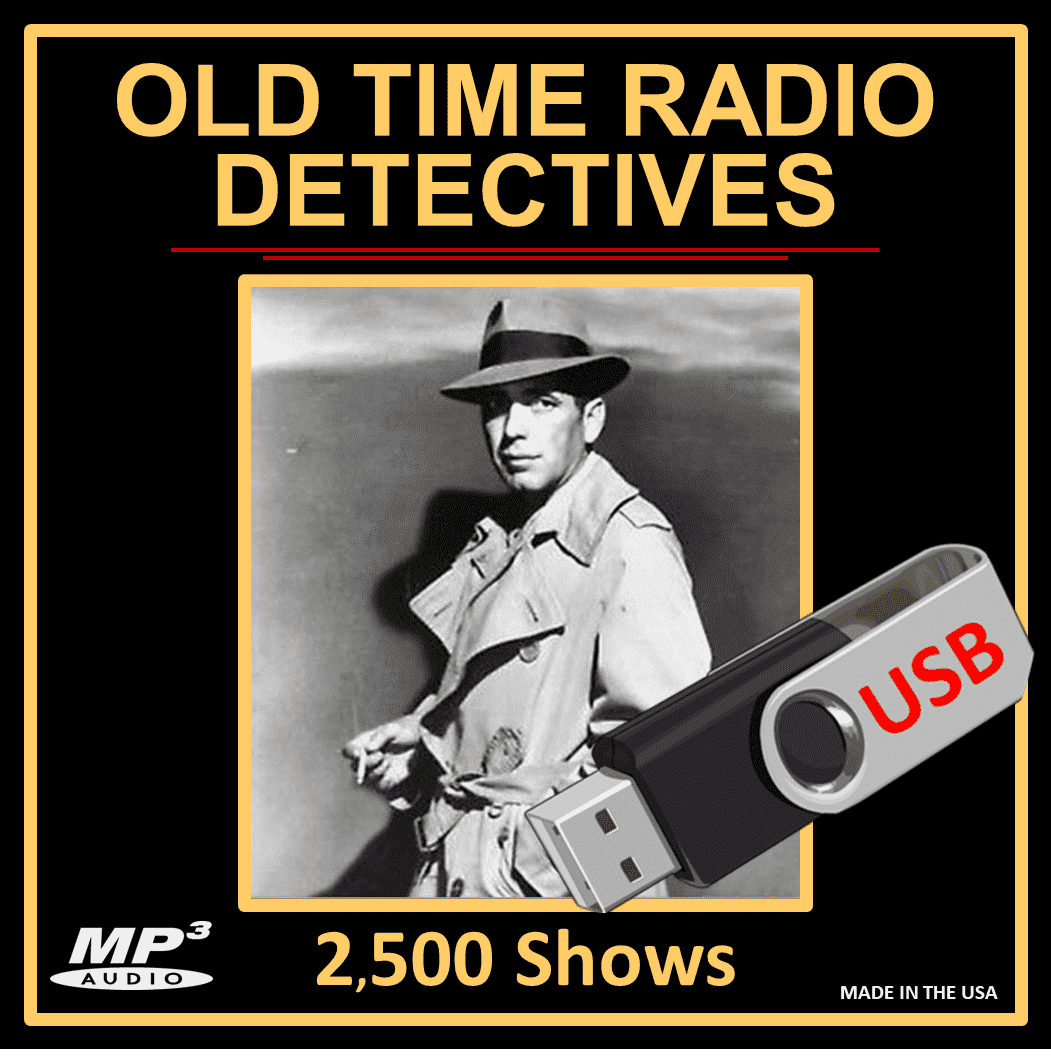 Collection of 2,500 Best Old Time Radio Detective Shows in MP3 [USB ...