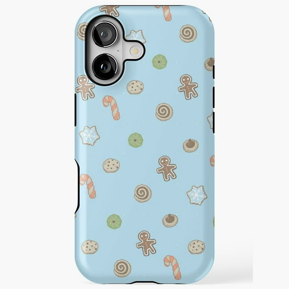 Collection of Christmas Cookie Holiday Prints iPhone Case 17 11 12 13 ...