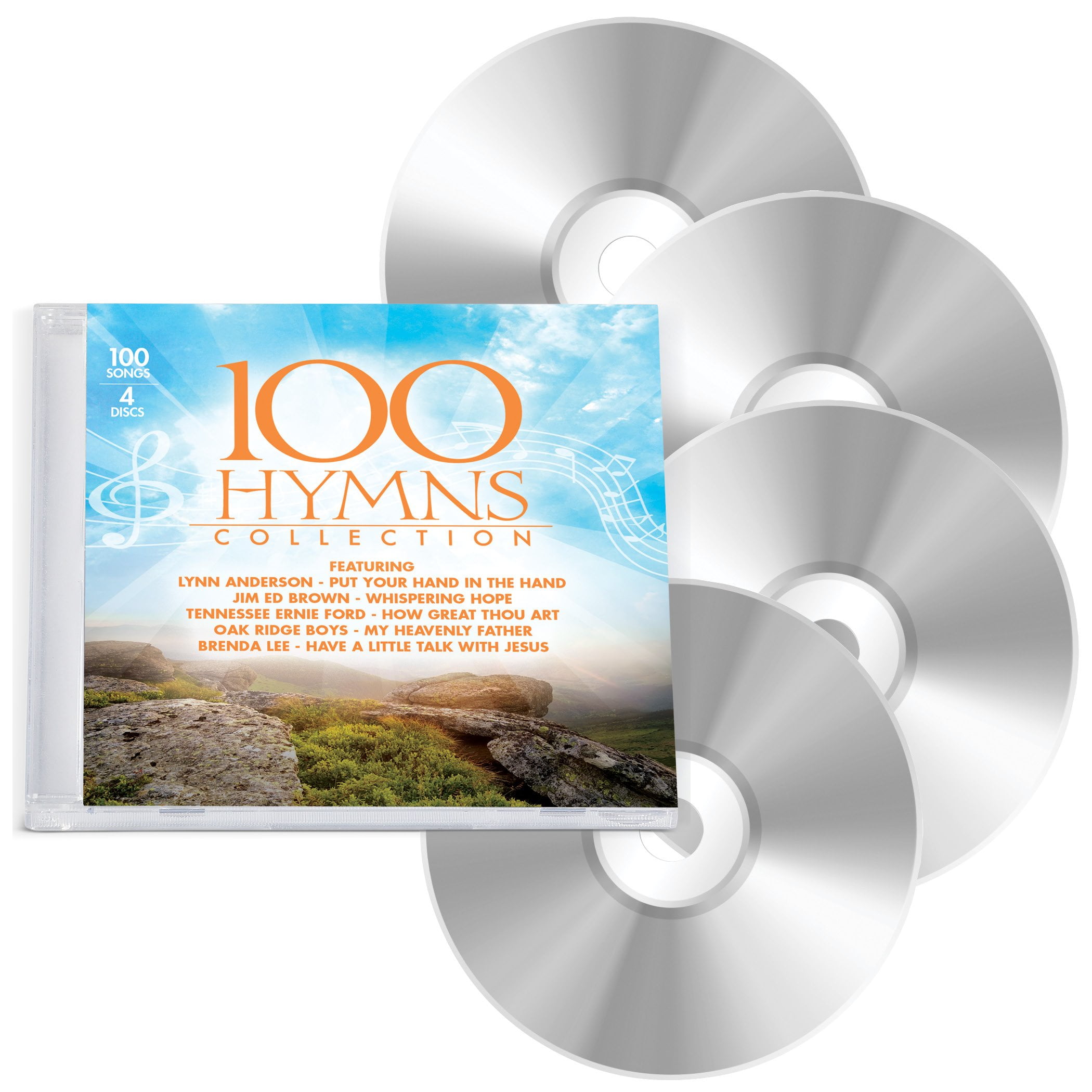 Collections Etc Christian Hymns Collection, 4-CD Set, 100 Most Popular ...