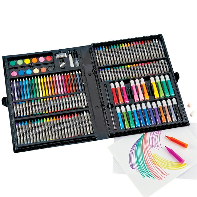 Collections Etc 168-Piece Artist Drawing and Painting Mega Art Kit ...