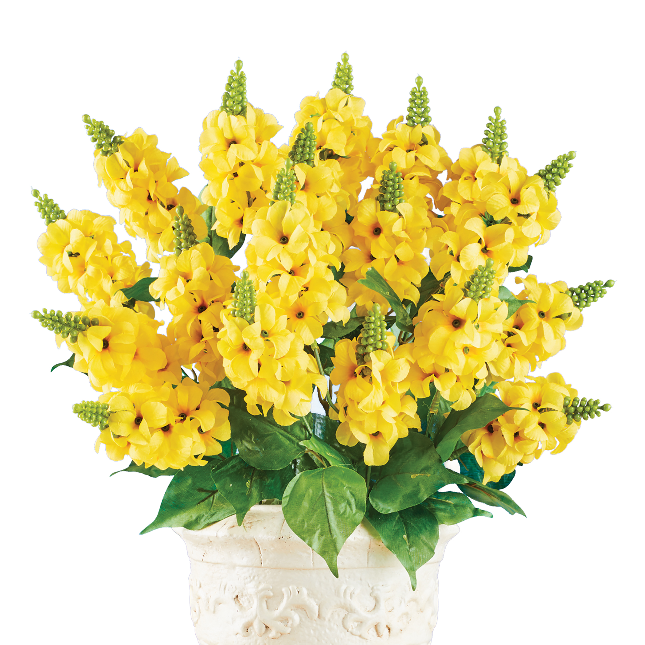 Collections Etc Artificial Snapdragon Floral Bush Bundles - Set of 3 ...