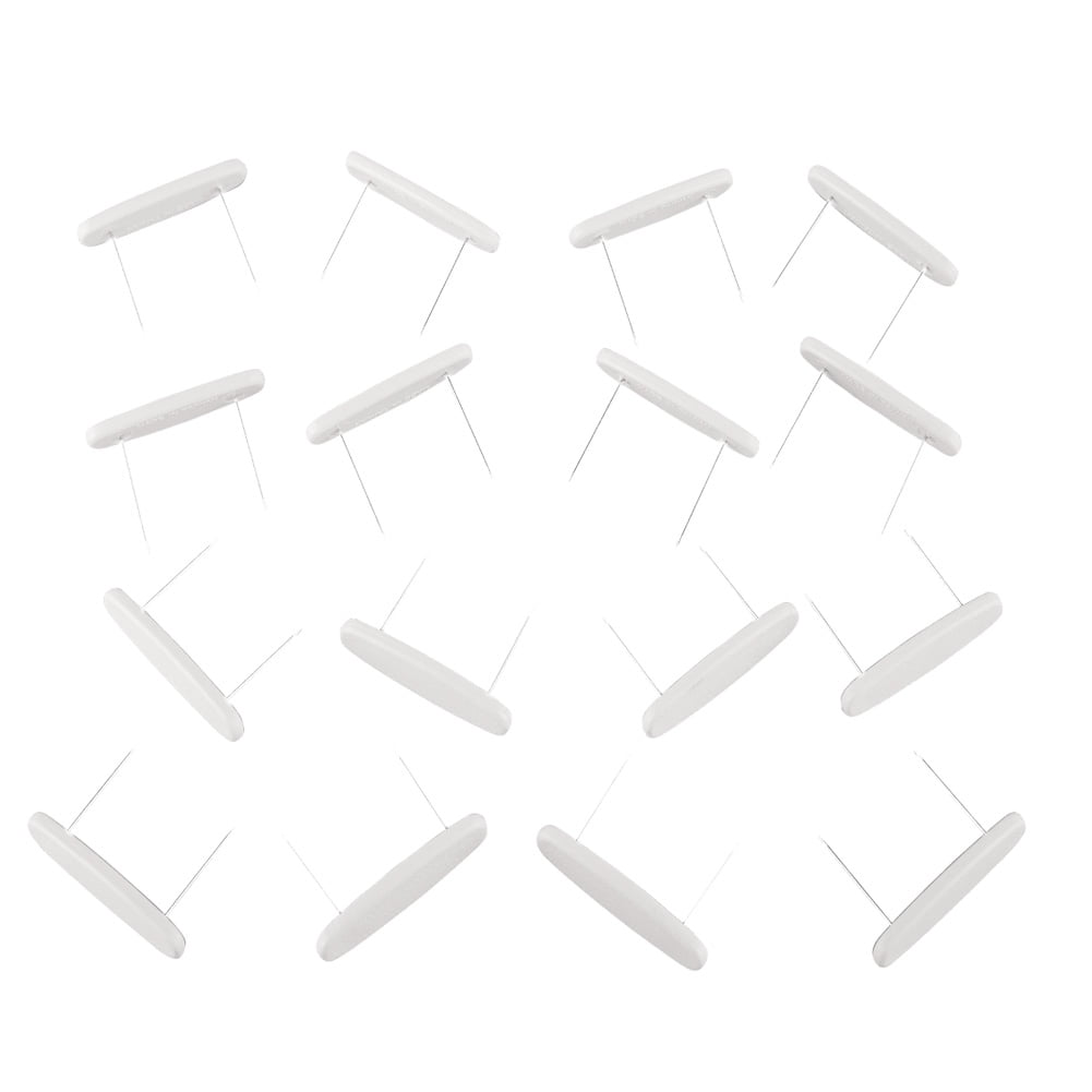Collections Etc Bed Skirt Holding Pins, Double-Pronged, Set of 16, for ...