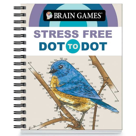 Collections Etc Brain Games Stress Free Dot to Dot Puzzle Book ...