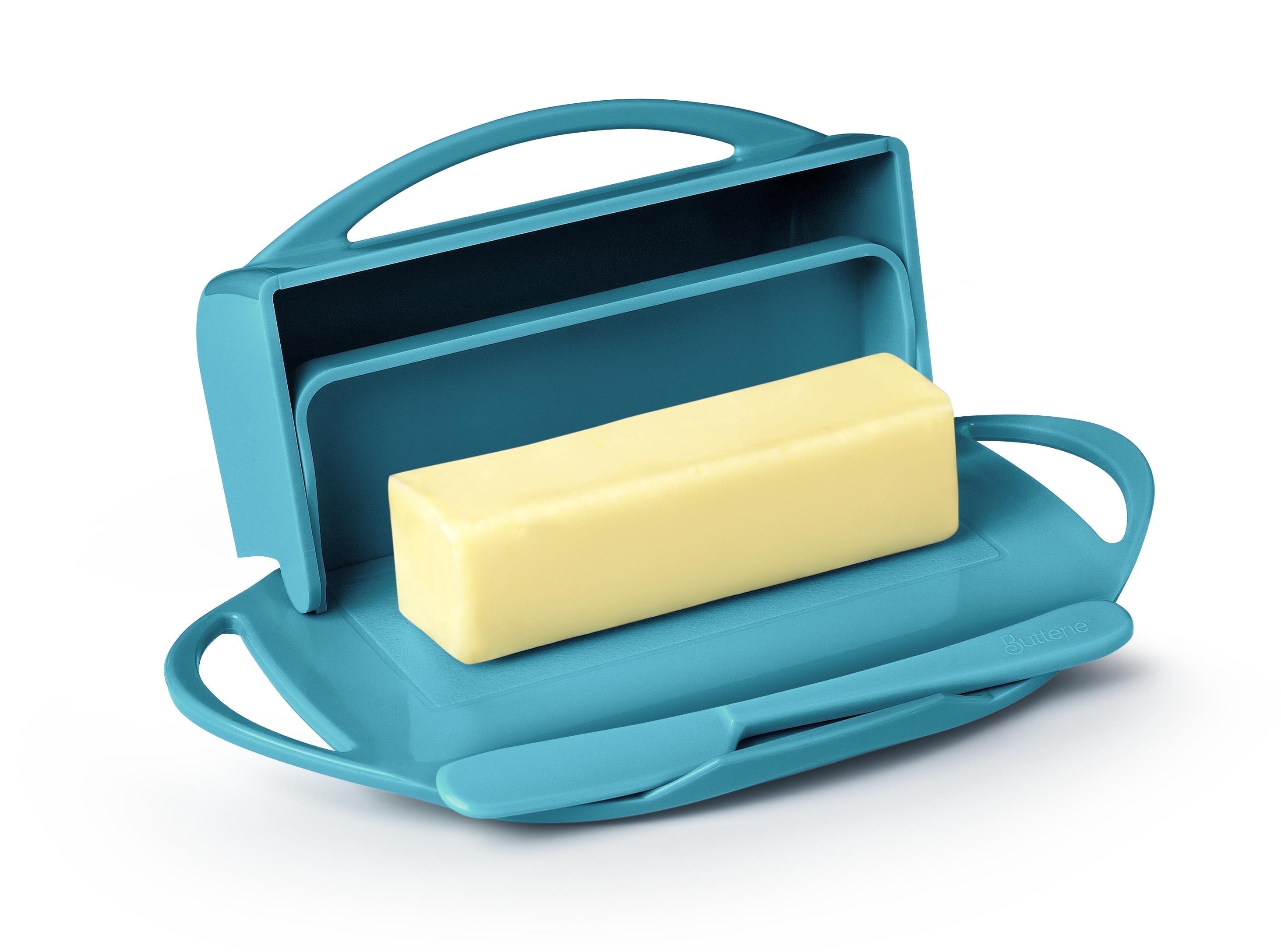 Butterie Flip-Top Butter Dish with Matching Spreader - Walmart.com