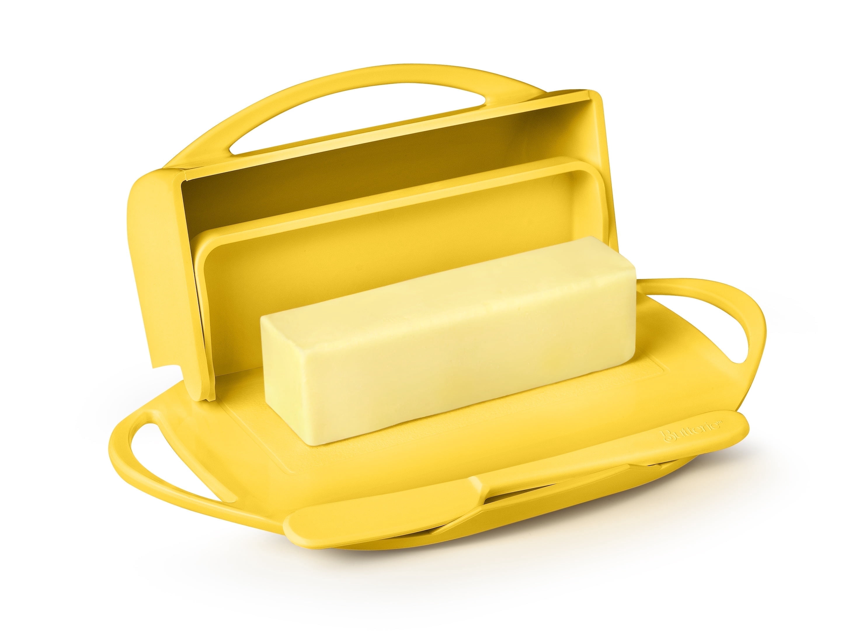Butterie Flip-Top Butter Dish with Matching Spreader - Walmart.com