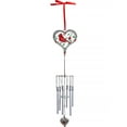 Collections Etc Cardinal Urn Silver Memorial Wind Chime - Sympathy Gift ...