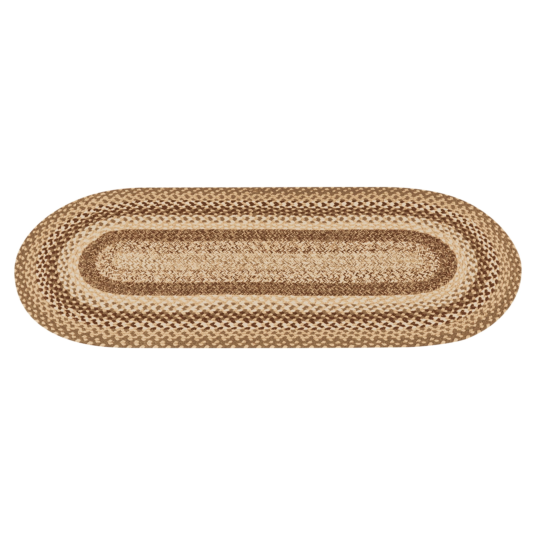 Collections Etc Classic Farmhouse Braided Kitchen Accent Rug - Walmart.com