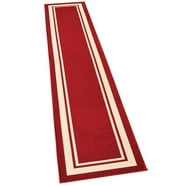 Collections Etc Elegant Jacquard Diamond Skid-Resistant Runner Rug ...