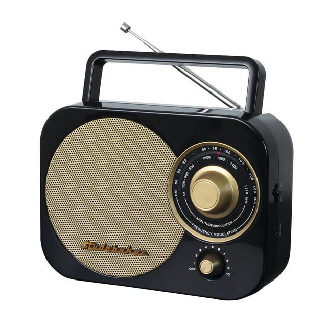 Collections Etc Classic Vintage Studebaker Portable AM/FM Radio ...