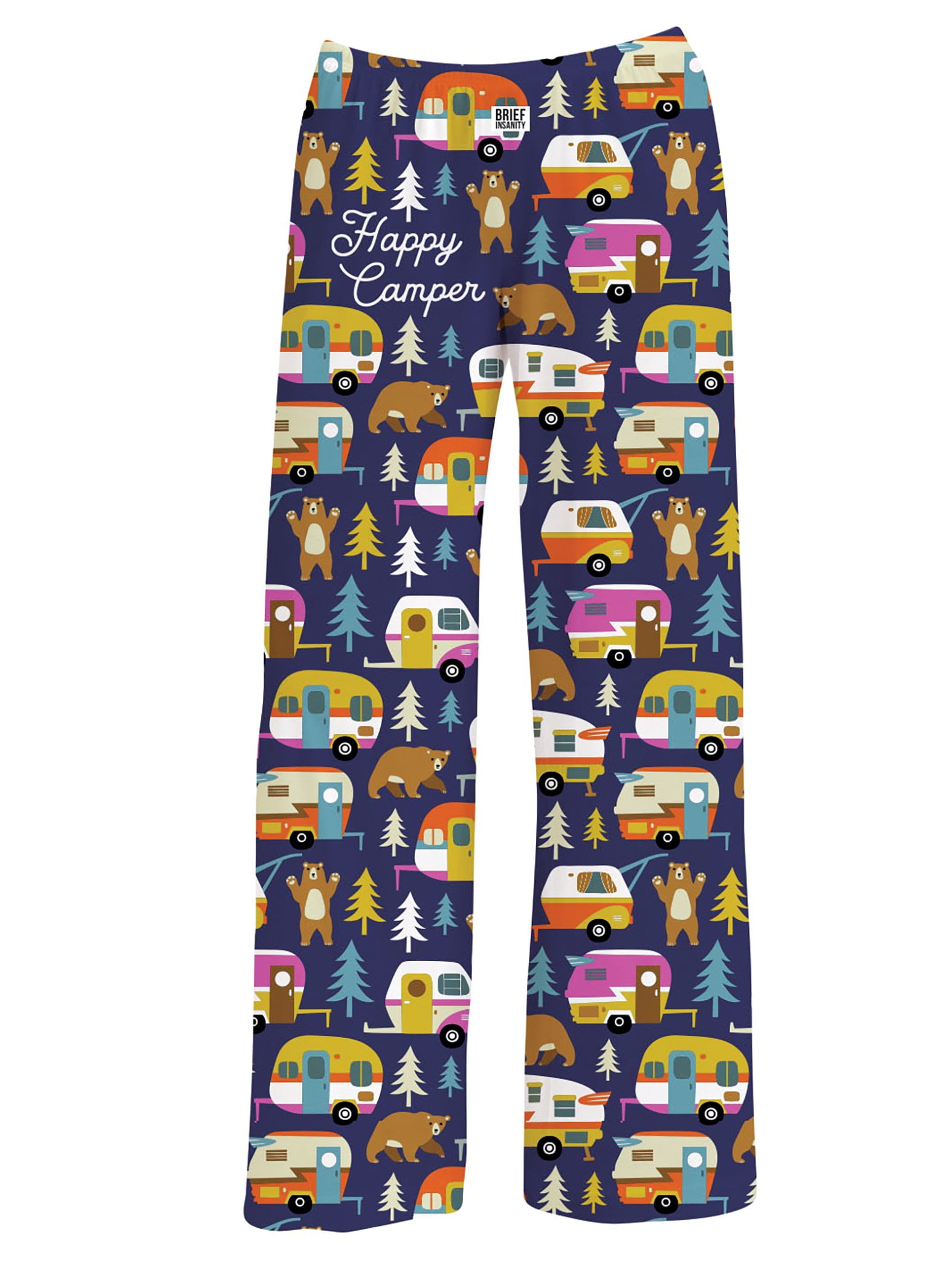 Collections Etc Comfy Happy Camper RV Drawstring Lounge Pants - Walmart.com