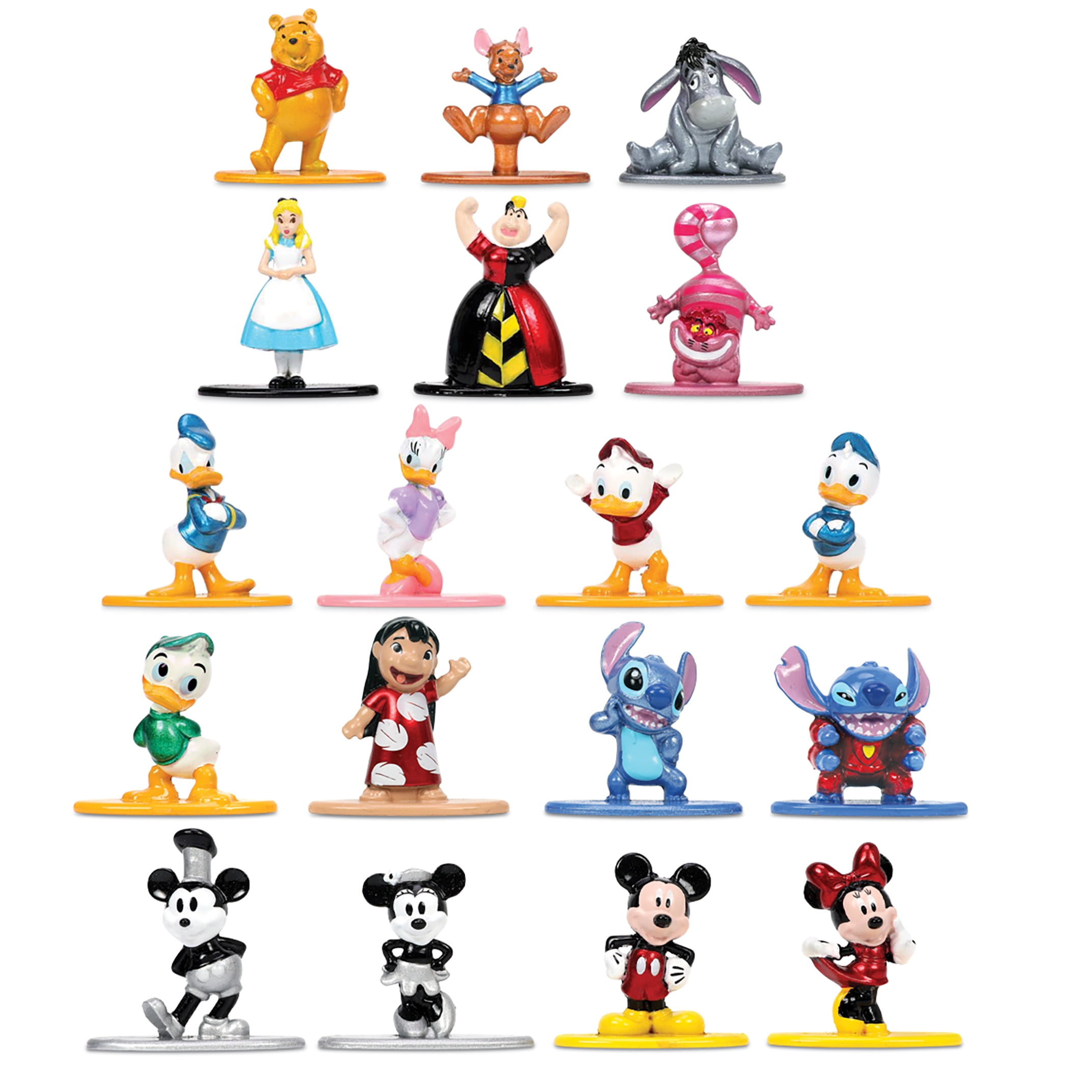 Walmart Disney Nano Metal Die-Cast Collectible Figurines Toys - Set of ...