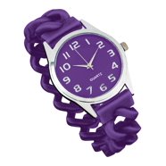 Red super large face stretch band fashion watch - Walmart.com