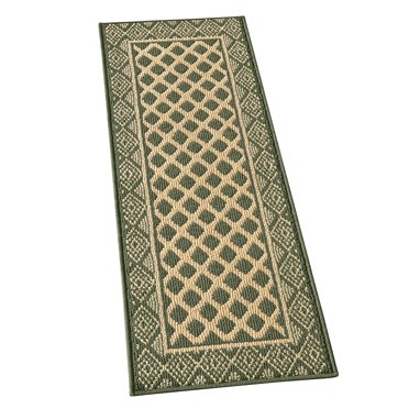 Collections Etc Jacquard Scroll Design Skid-Resistant Accent Rug ...