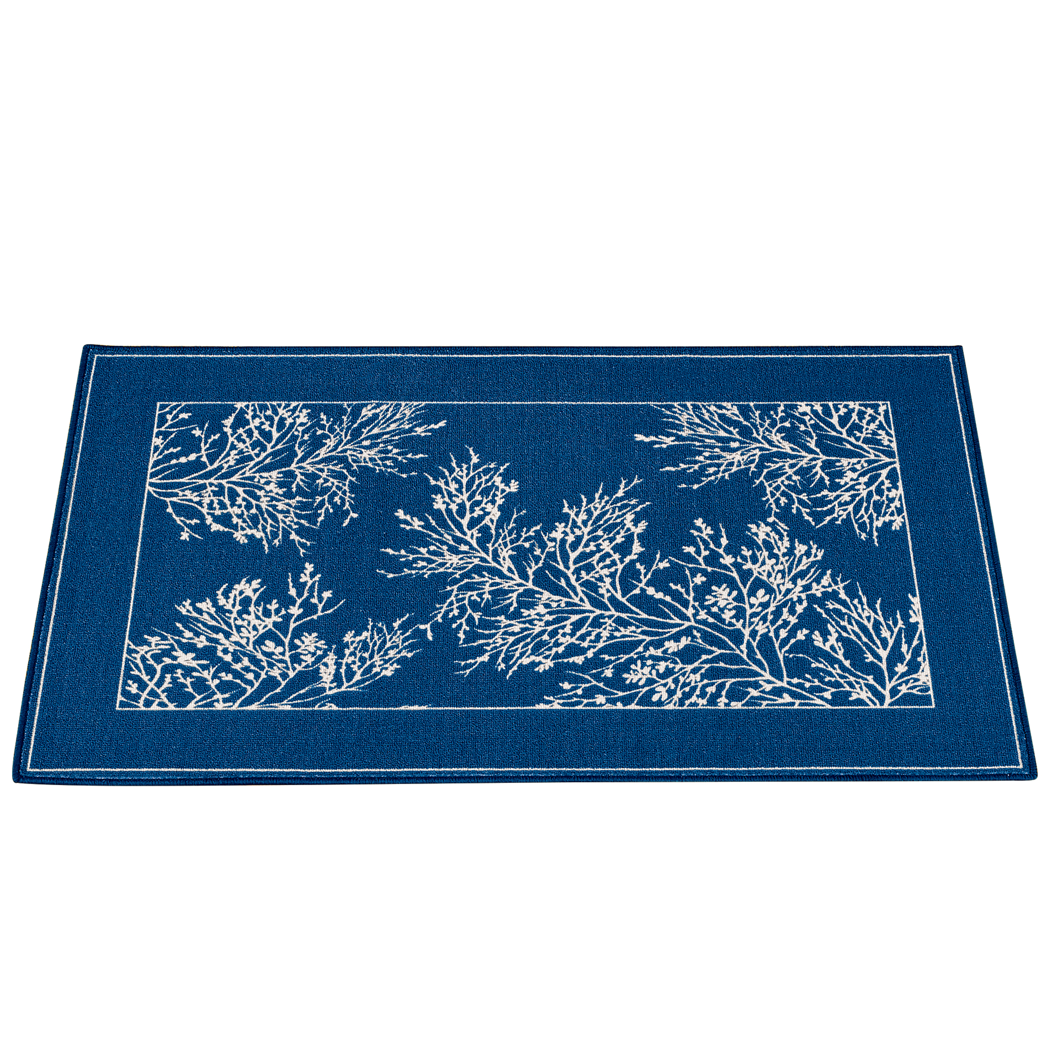Collections Etc Elegant Leaves and Branches Accent Rugs | Hand wash ...