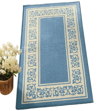 Collections Etc Elegant Jacquard Diamond Skid-Resistant Runner Rug ...