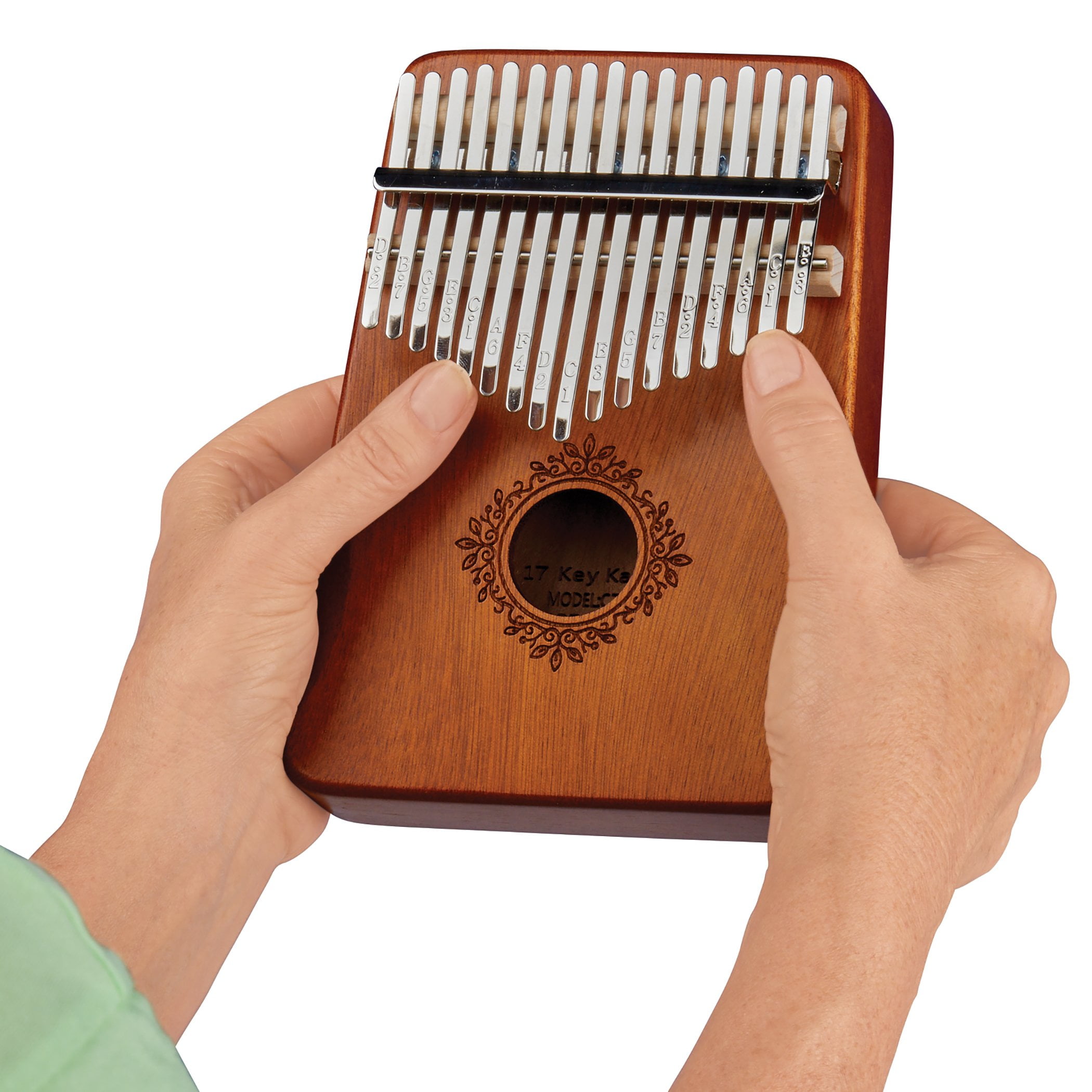 Collections Etc Galvanized Steel Key Finger Harp Instrument - Walmart.com