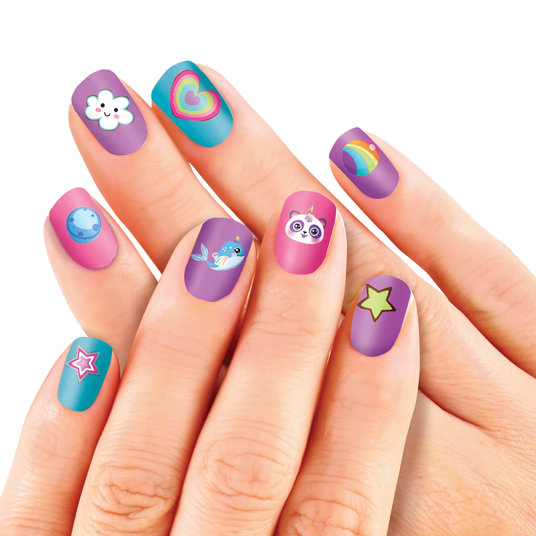 Collections Etc Glow Like a Star Unicorn Themed Nail Art Kit - Walmart.com