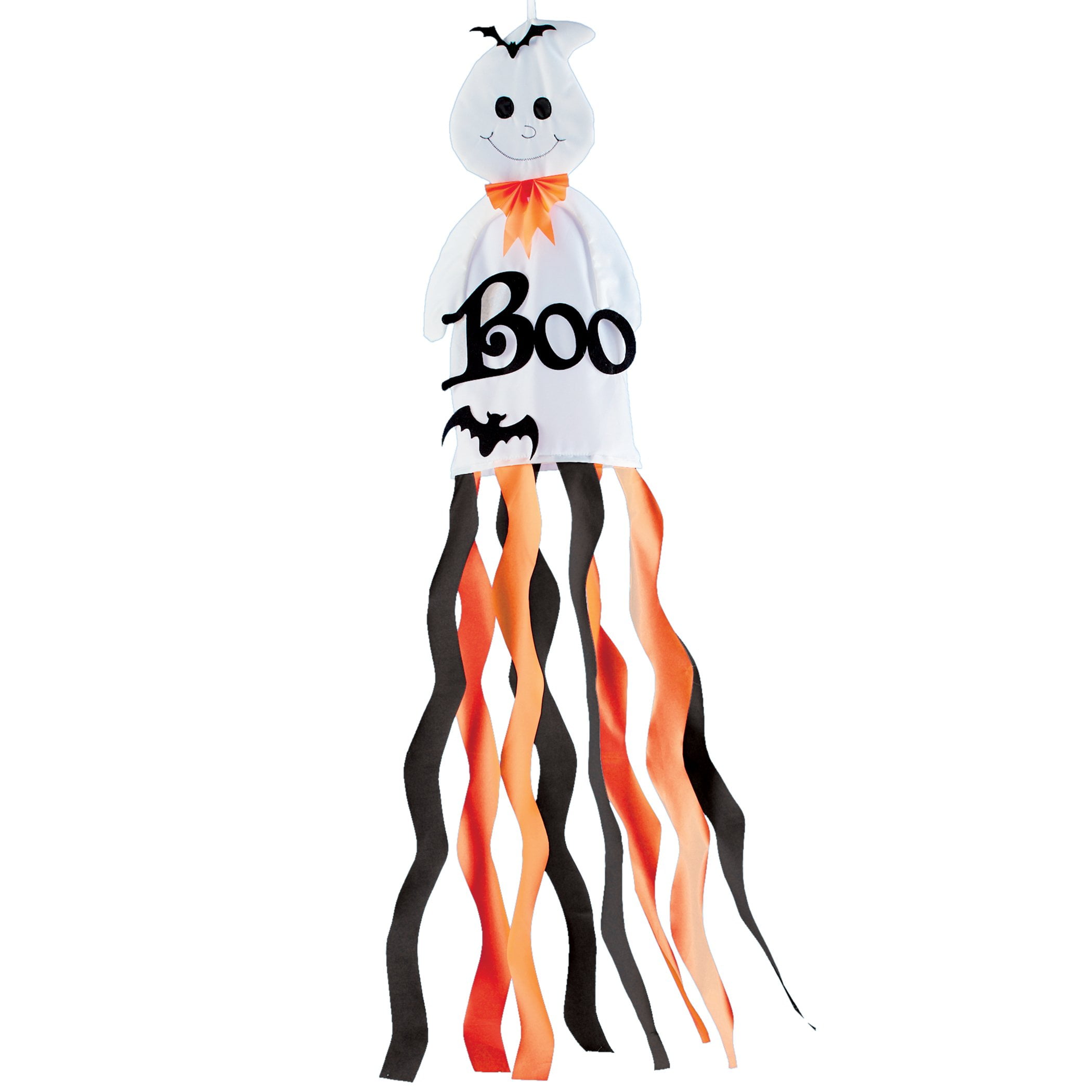 Collections Etc Hanging Halloween Ghost Streamer Windsock - Walmart.com