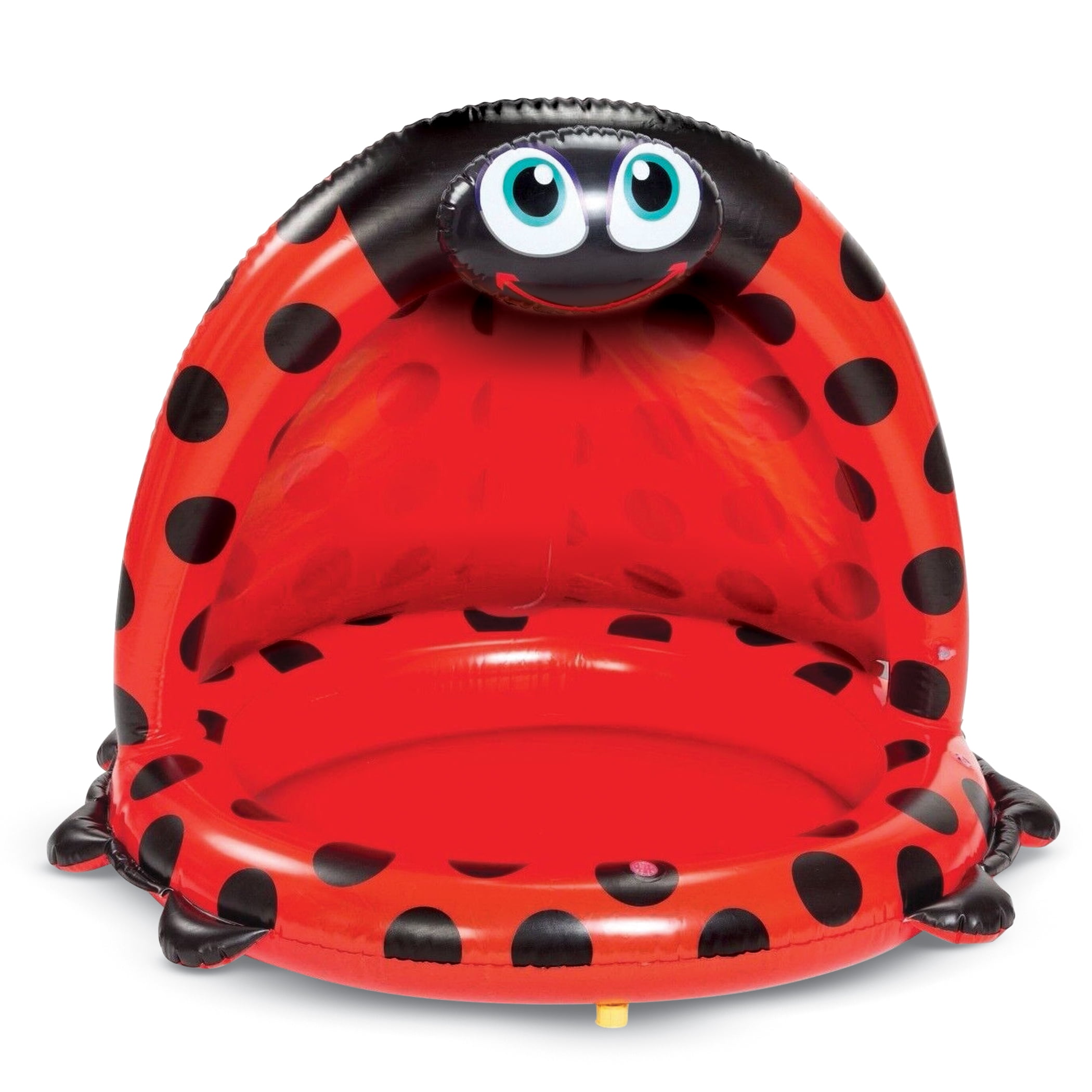 Collections Etc Inflatable Lady Bug Spray Pool with Canopy - Walmart.com