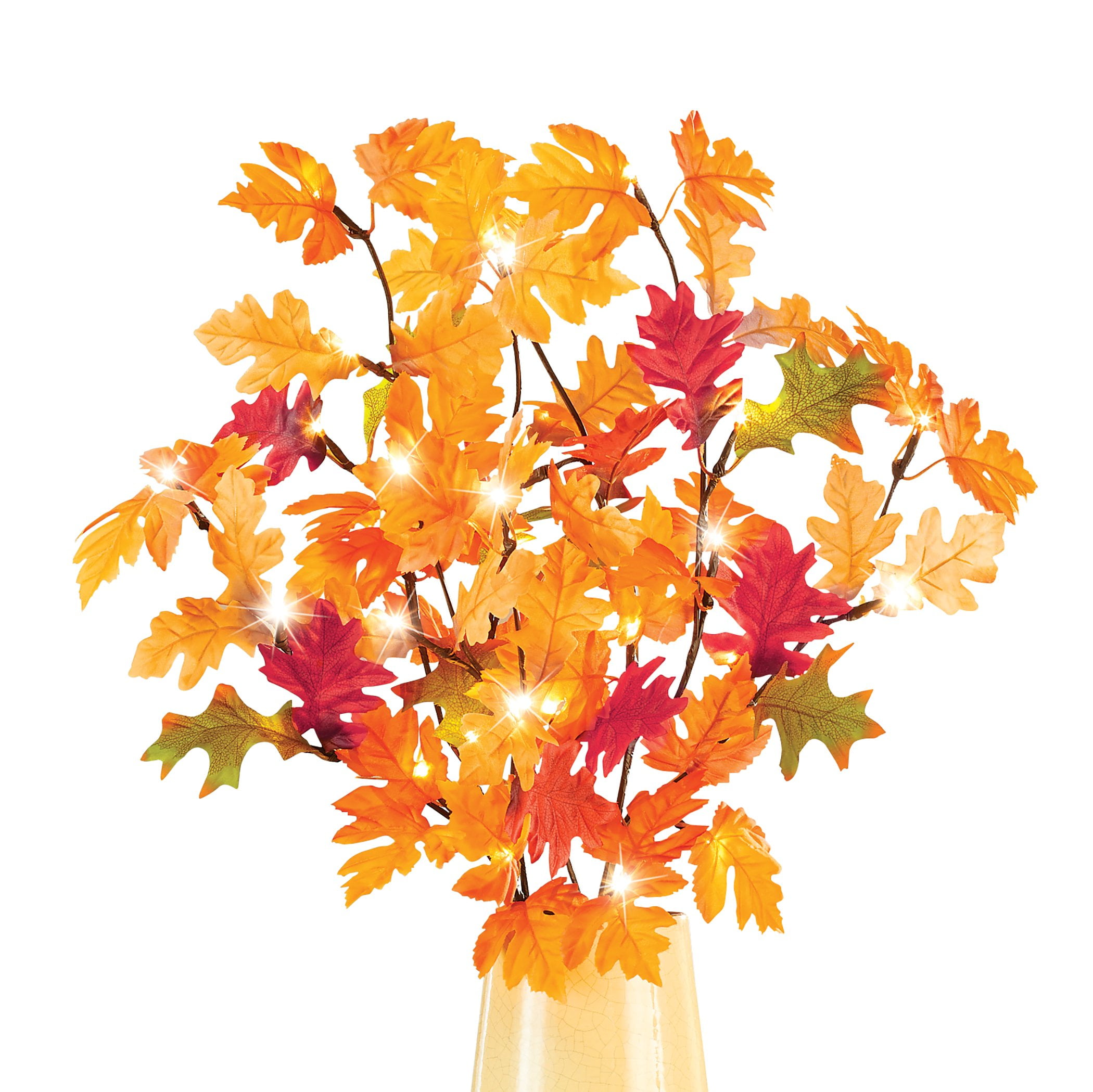 Collections Etc Led Lighted Autumn Maple Leaf Branches Tabletop Tree