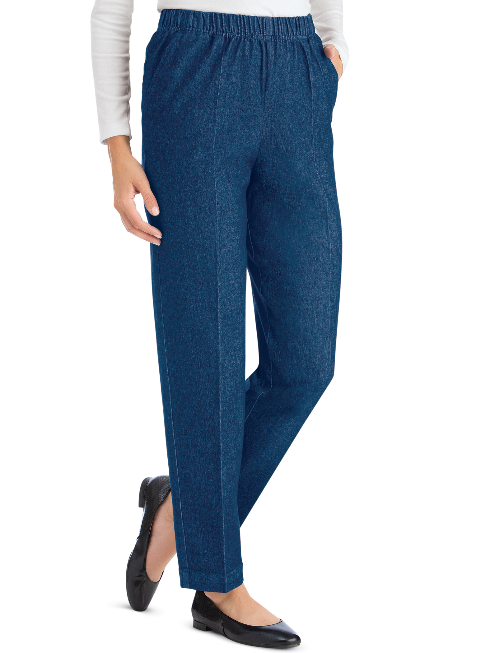Linda Adaptive Pants with Full Side Seam Opening and Side Loops ...