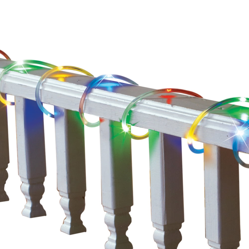 Collections Etc Led Solar Rope Light, Multi Color Lig - Walmart.com