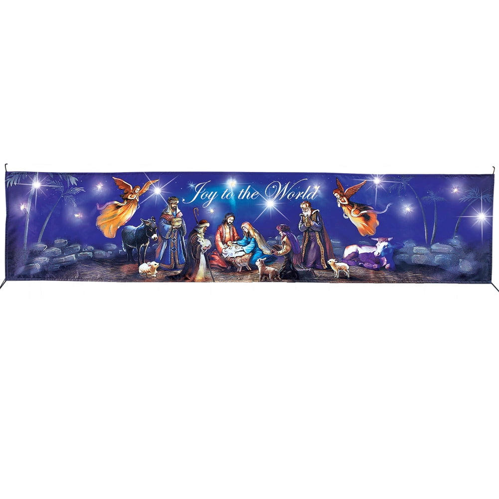 Nativity Scene Banner