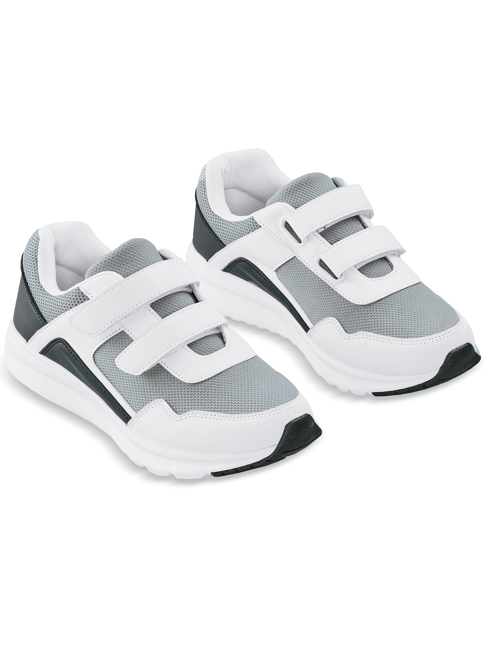 Collections Etc Lightweight Textured Mesh and Faux Leather Comfort ...