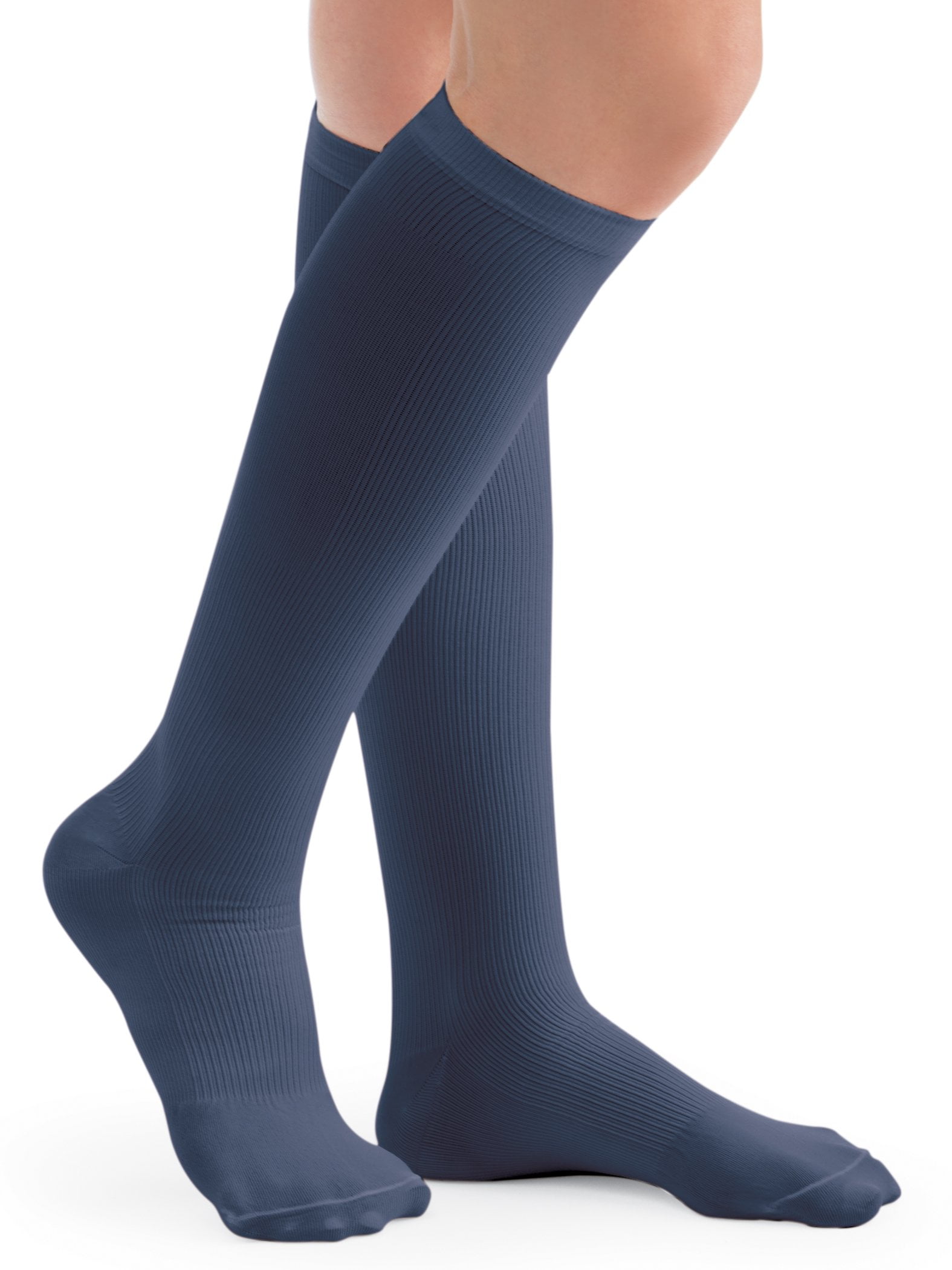 Collections Etc Men's Compression Trouser Socks Pair, Moderate 15-20 ...