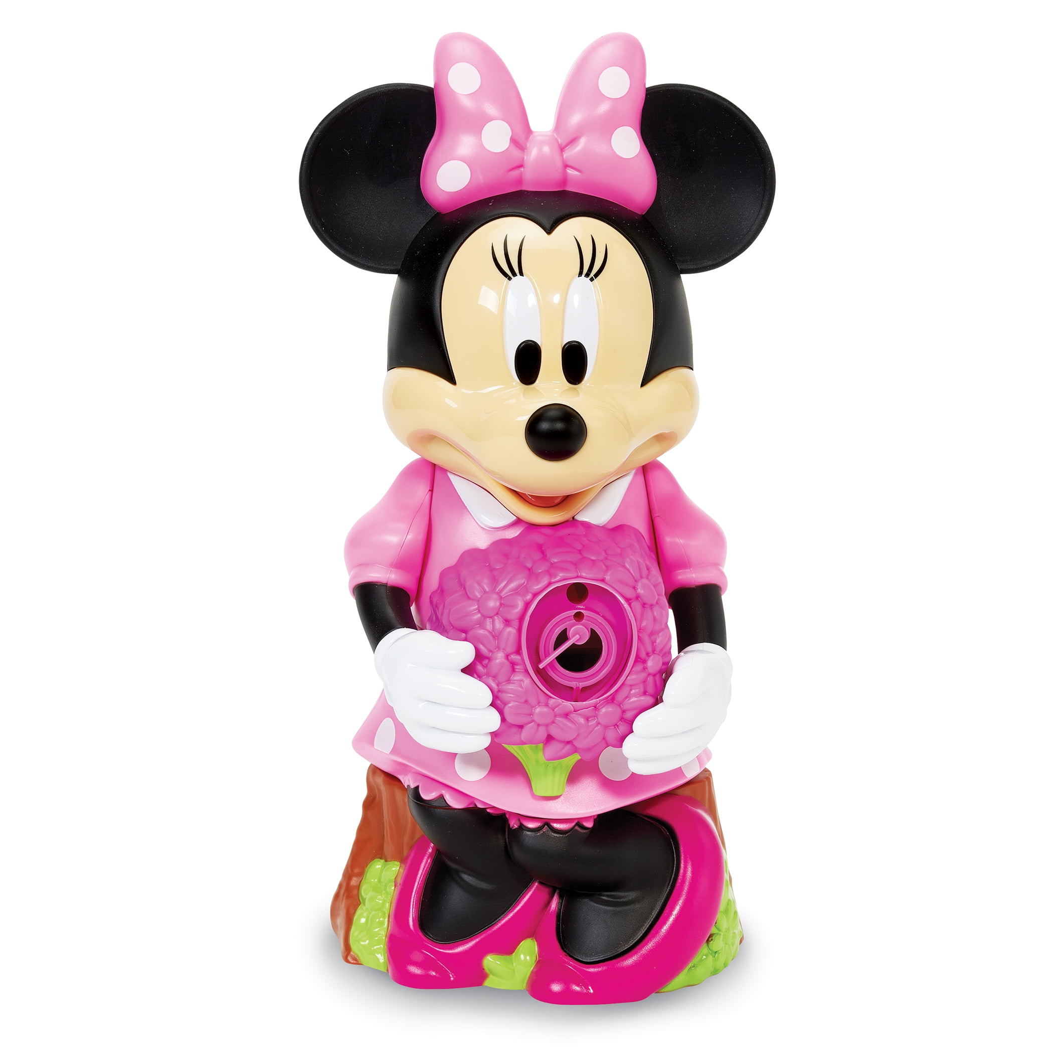 Collections Etc Minnie Mouse Action Bubble Blower Toy with 4 oz. Bubble ...