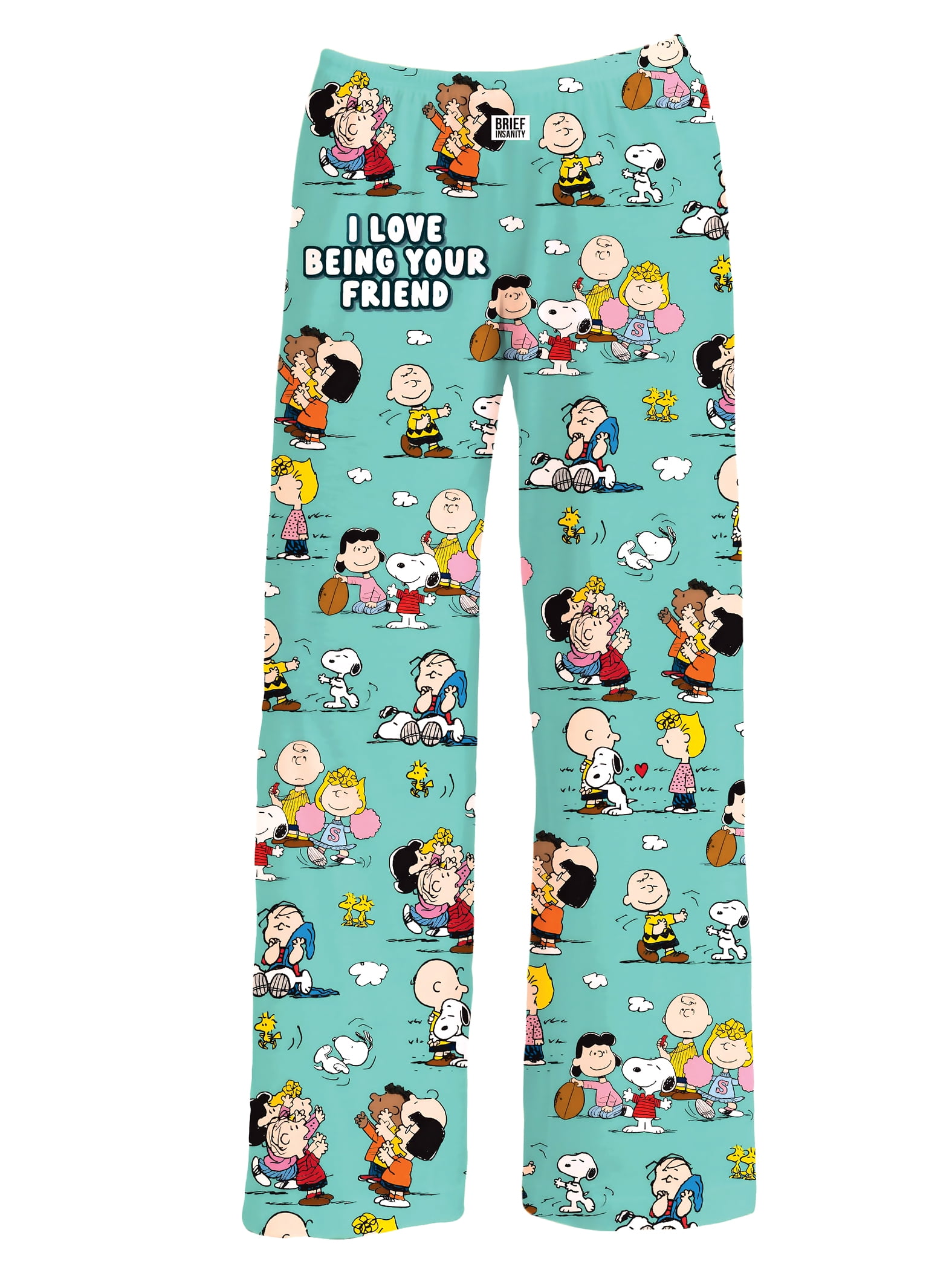 Collections Etc Peanuts I Love Being Your Friend Drawstring Lounge ...