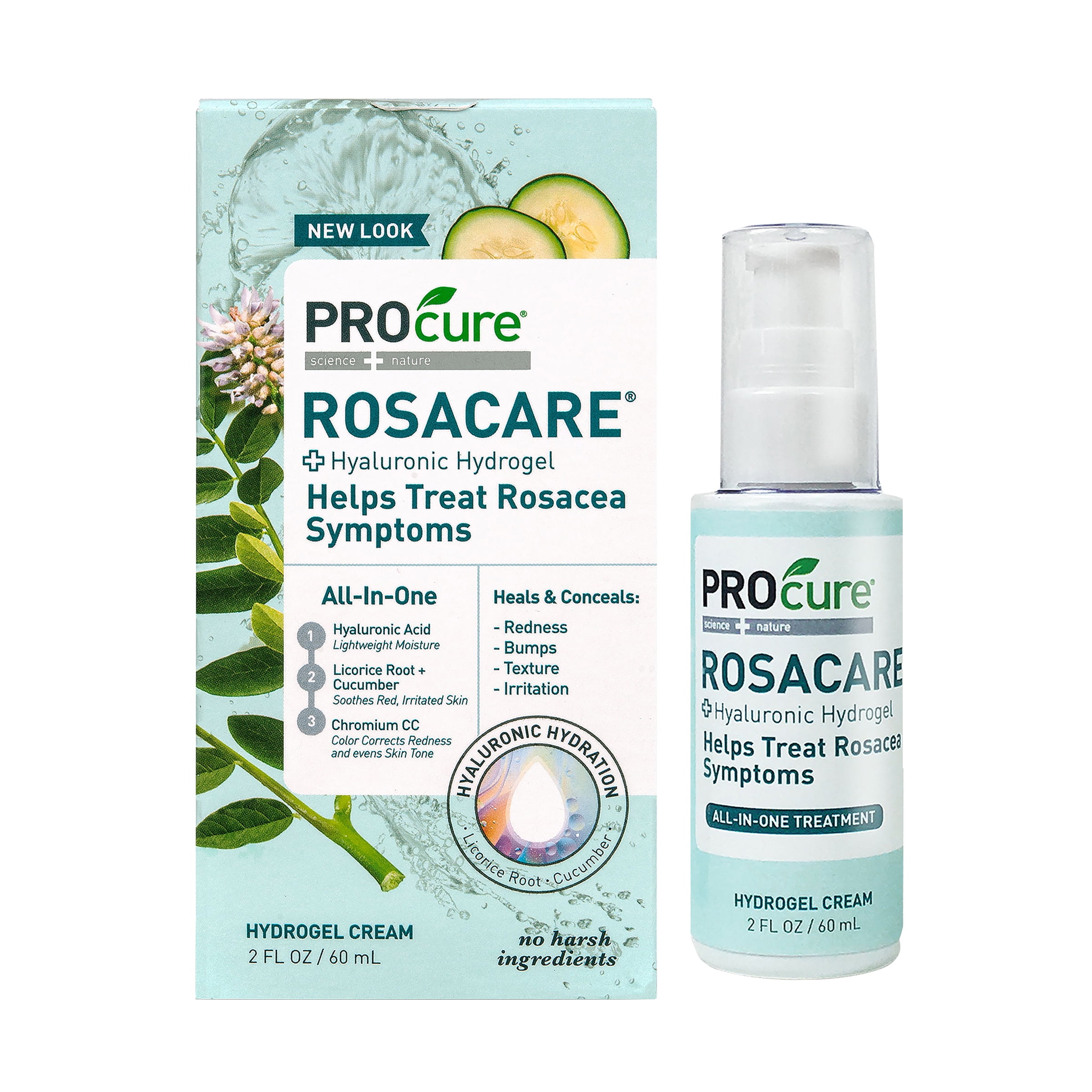 ProCure Rosacare Hyaluronic Acid Hydrogel, 2 fl oz for Sensitive Skin ...