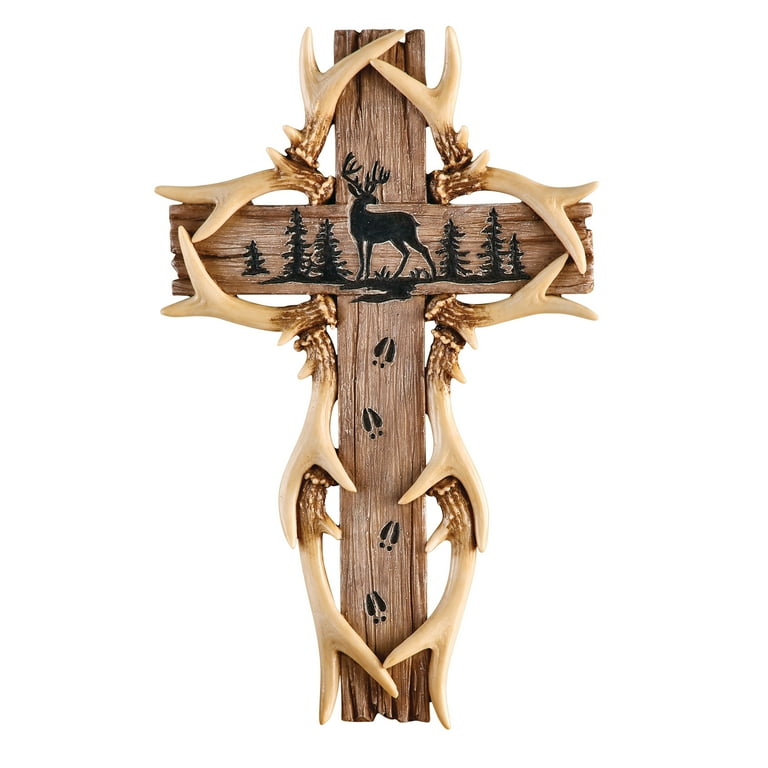 Deer Antler Cross Tattoos