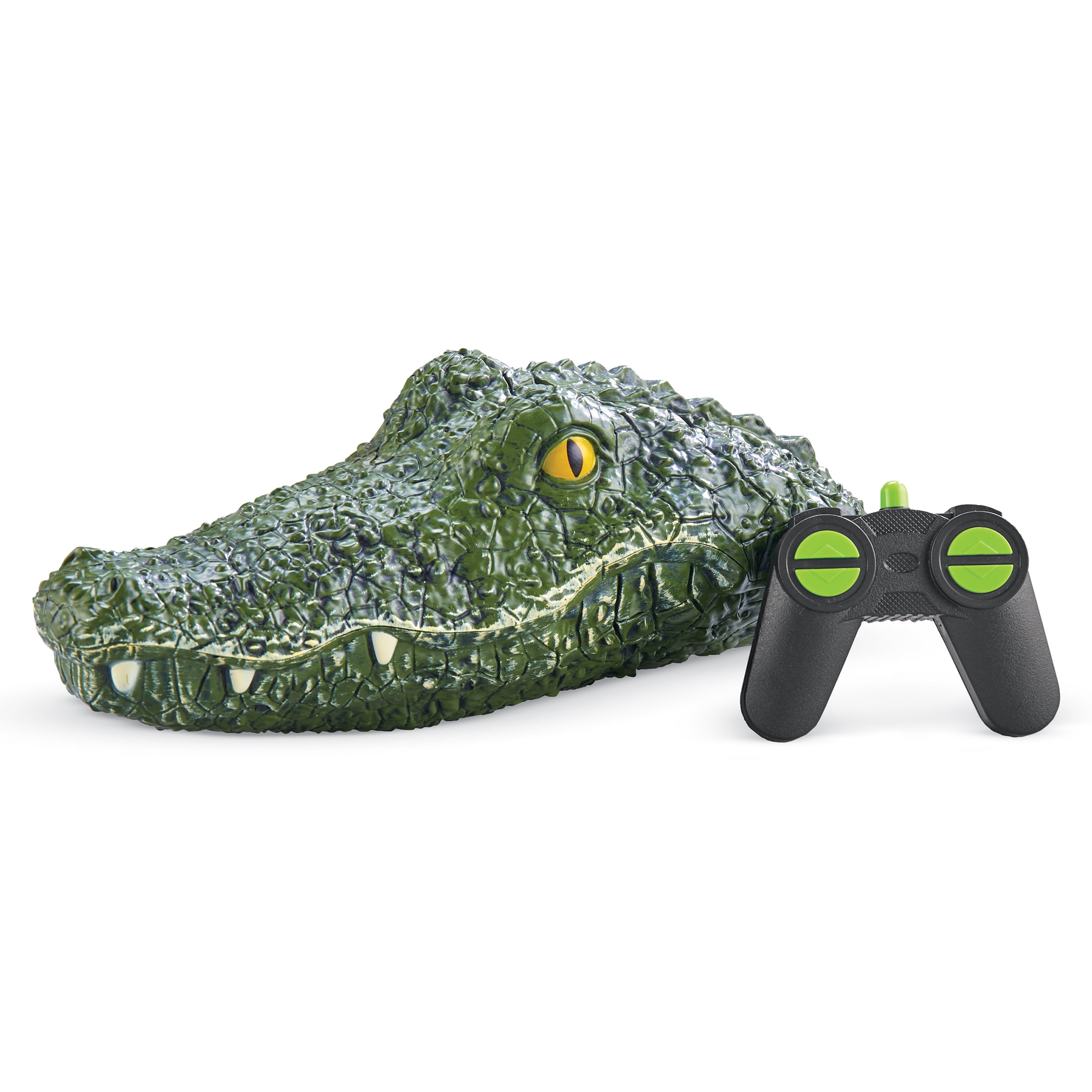 Collections Etc Remote Controlled Realistic Swimming Alligator Head ...