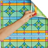 Collections Etc Removable Patterned Cut to Fit Window Static Clings ...