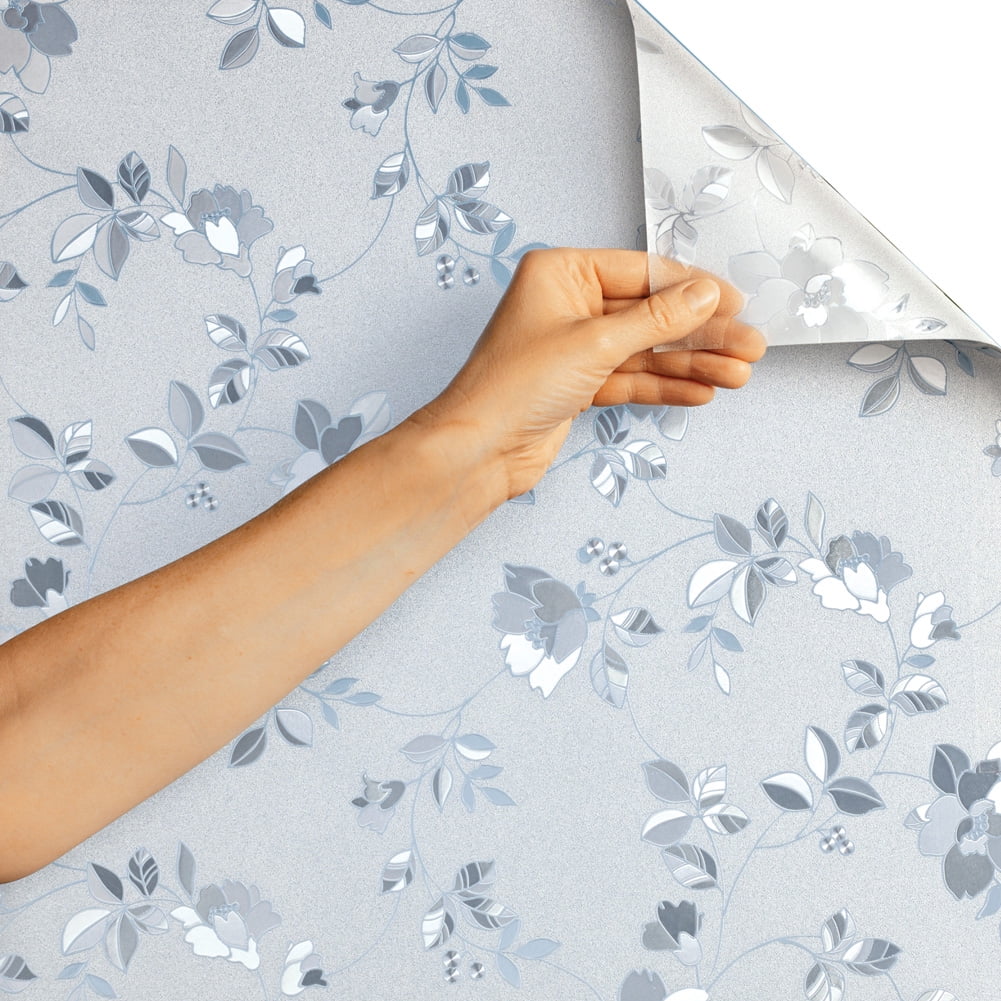 Collections Etc Removable Patterned Cut to Fit Window Static Clings ...