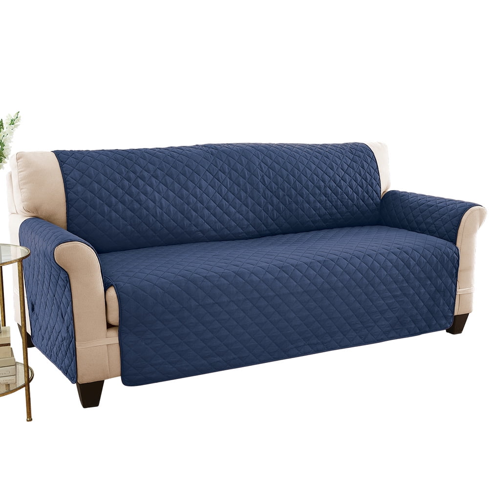 Collections Etc Reversible Spill Resistant Quilted Furniture Protector ...