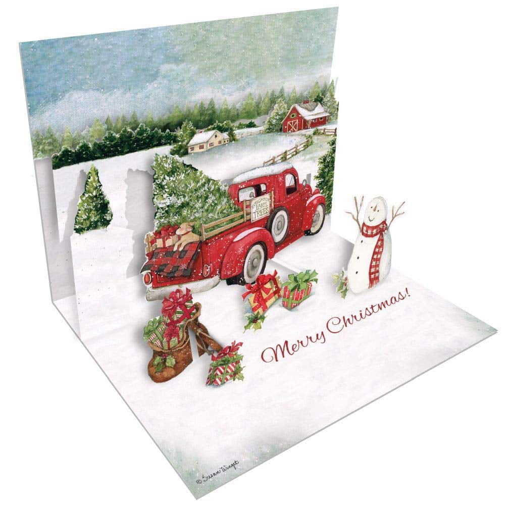 Lang, Santa's Truck 3D Pop-Up Christmas Cards (8 pack) by Susan Winget ...
