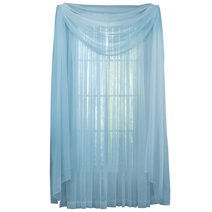 Solid Sheer Window Scarf | Decotex - Walmart.com