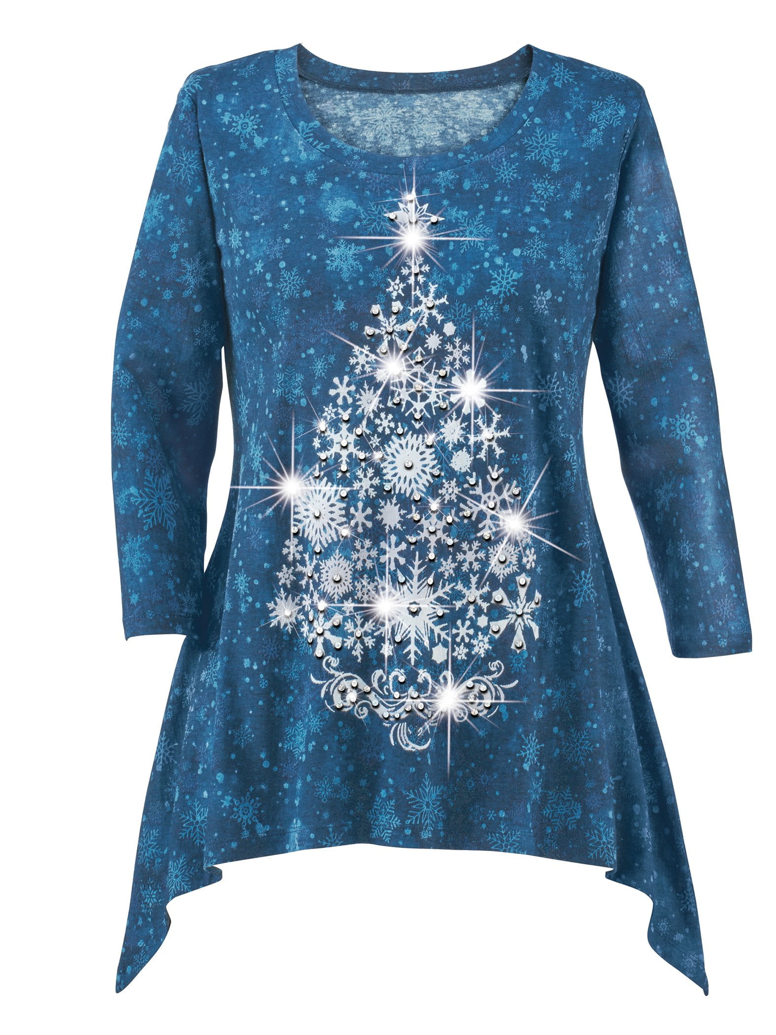 Collections Etc Stars and Stripes Sequin Top - Walmart.com