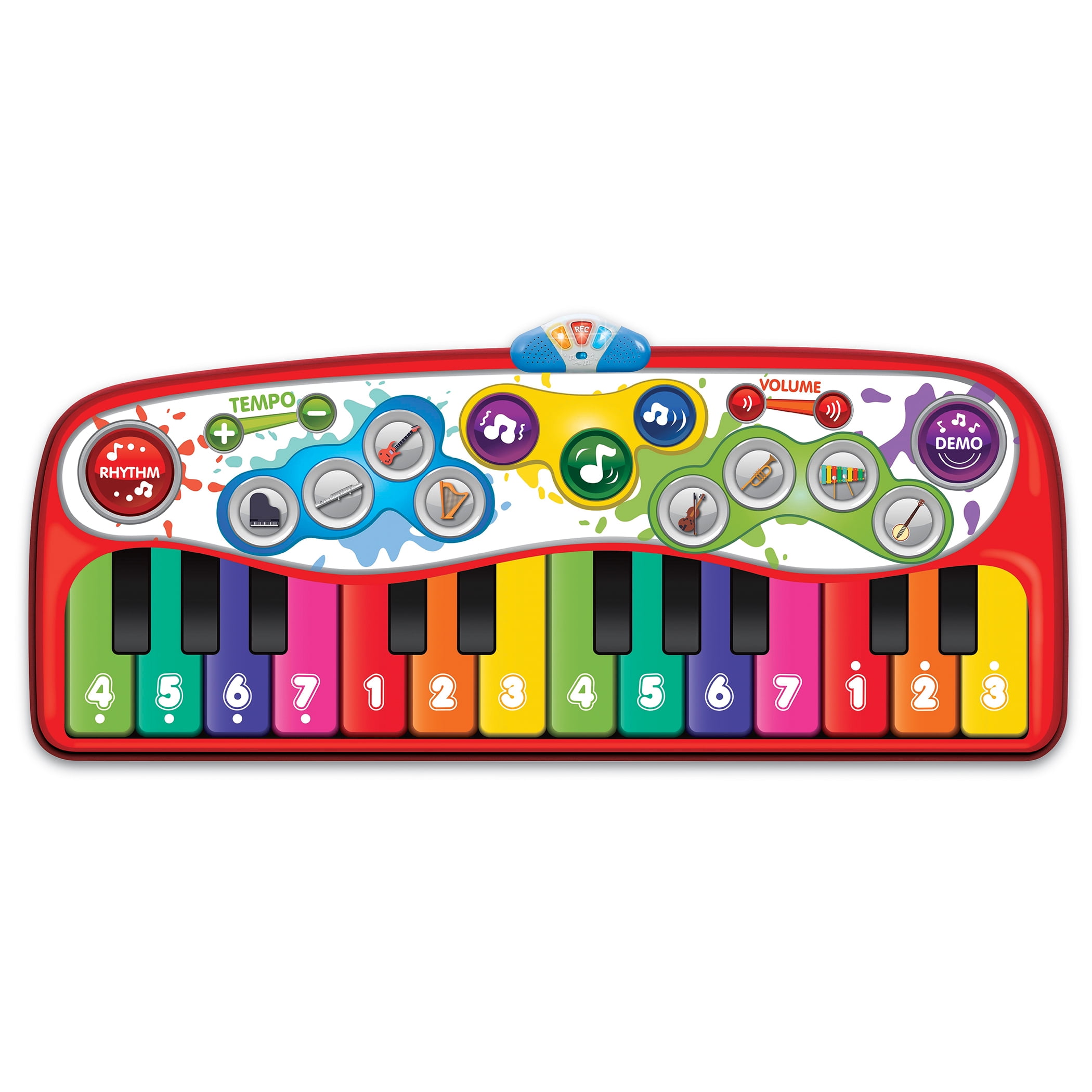 Collections Etc Step-To-Play Jumbo Piano - Walmart.com